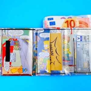 SIMPSONS & BART SIMPSON Wallet Comic Upcycling On-off - Etsy