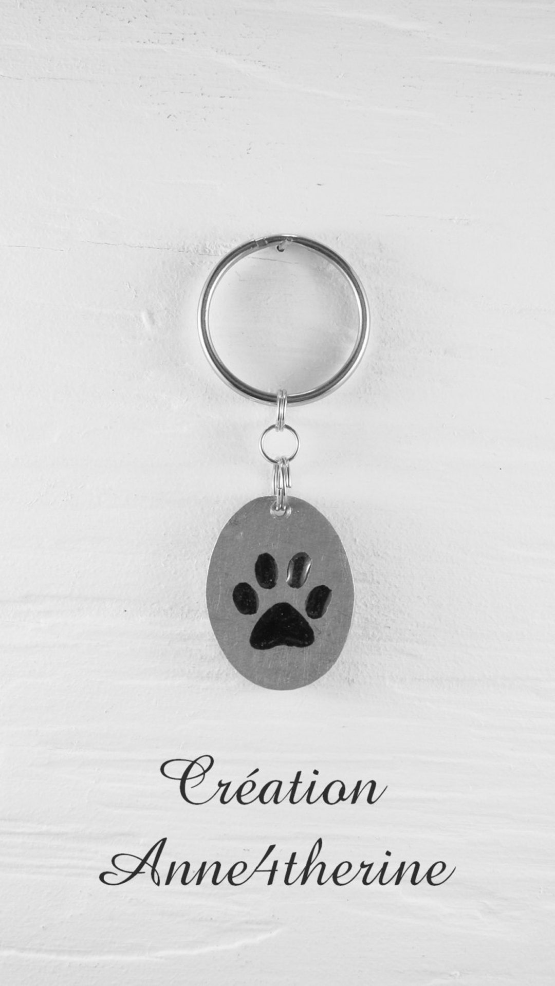 Paw Keychains :. Aluminum - Animal - Cat - Dog - Footprint - Decoration ...