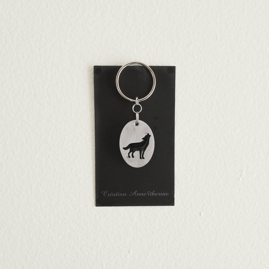 Wolf Keychains :. Aluminum - Animal - Coyote -wildlife - Decoration - Etsy