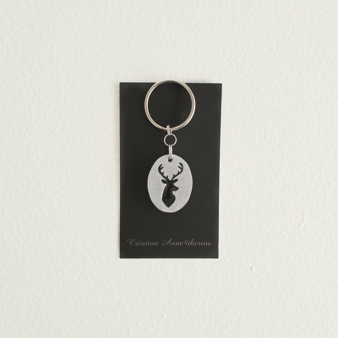 Deer Keychains :. Animal Doe Moose Antler Wild Life Accessory ...