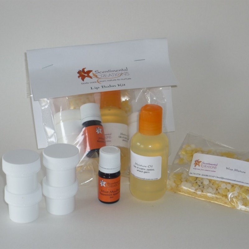 Diy Lip Balm Kit - Etsy