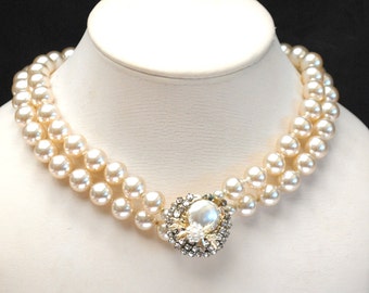 Japan pearl necklace | Etsy