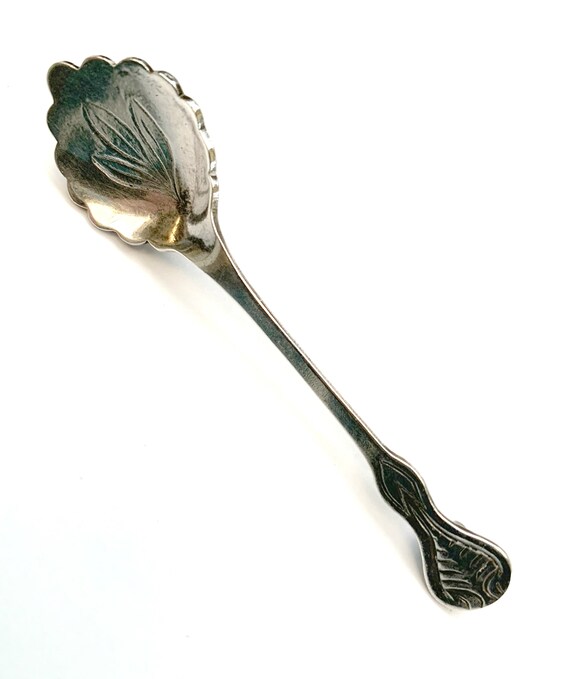 Sterling Silver Spoon Brooch with leaf design collec… - Gem