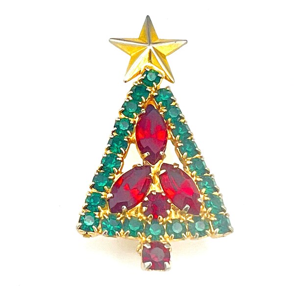 Christmas Tree Brooch - Etsy