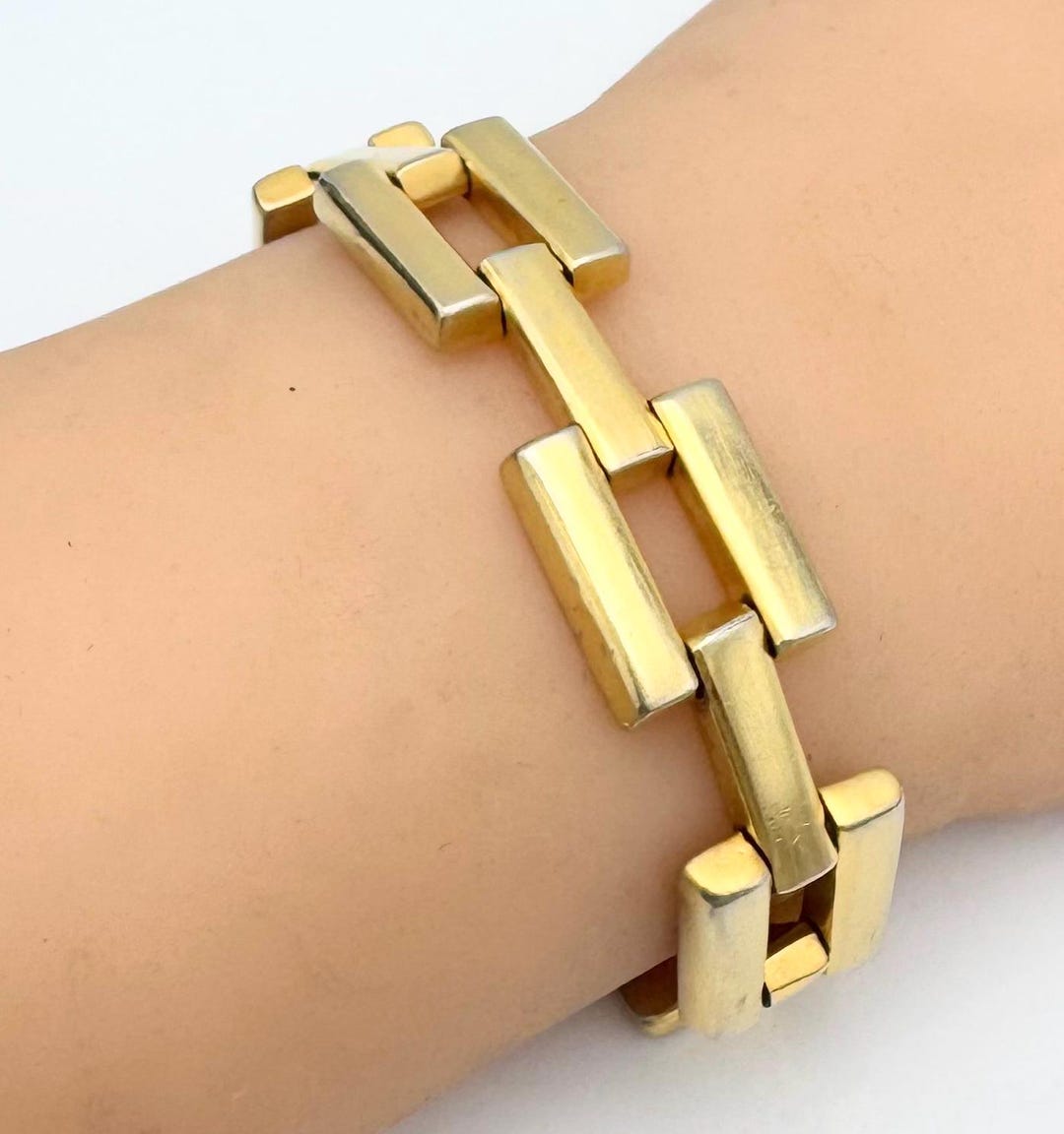 MMA Gold Chain Link Bracelet: Egyptian Revival Style - Etsy