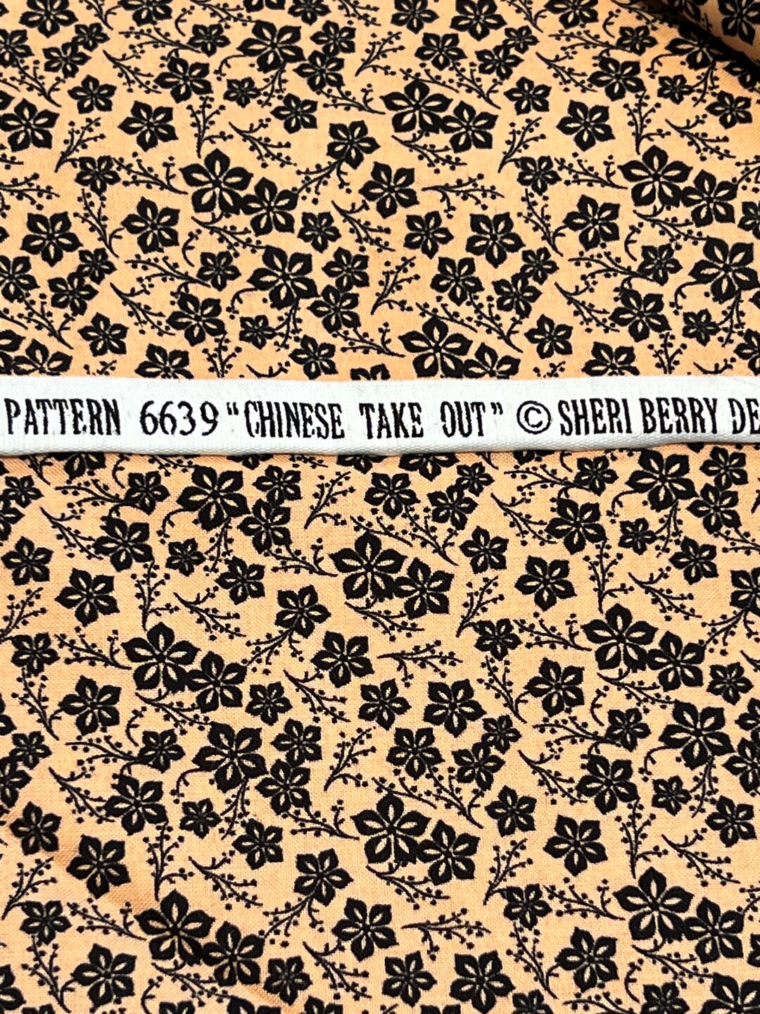 Chinese Take Out 6639, Sheri Berry Designs, 2 Yds Avail, 42w, Flowers ...