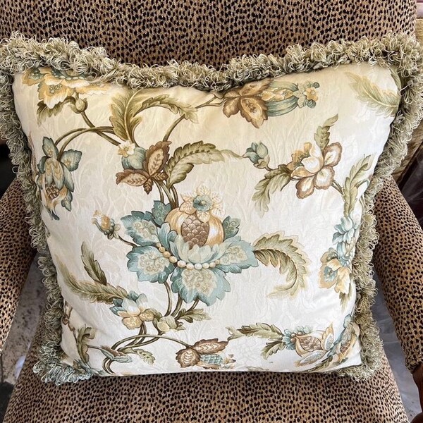 Blue and Gold Pillows - Etsy