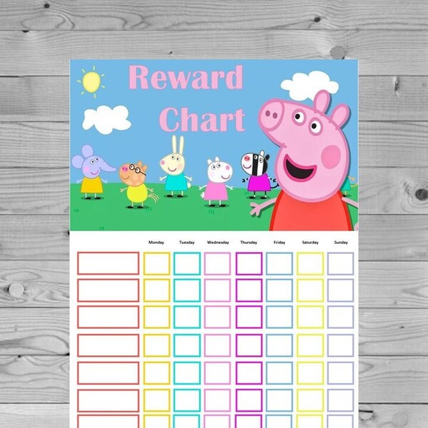 Reward Chart - Etsy