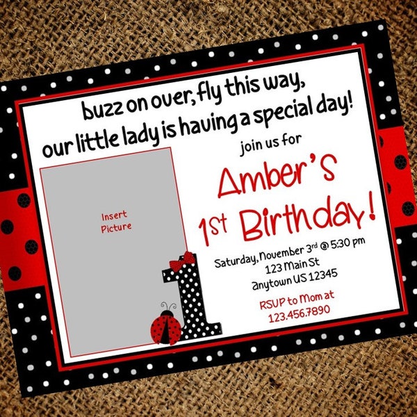 Ladybug 1st Birthday - Etsy