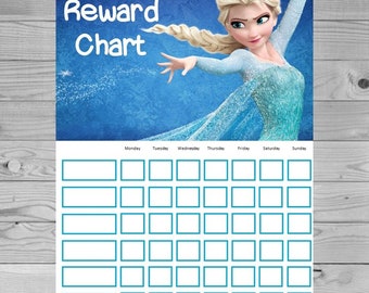 Frozen Chore Chart - Etsy UK