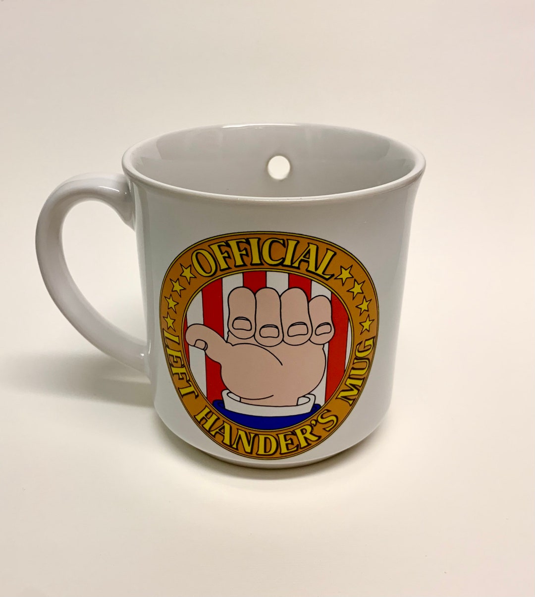Vintage Humor Lefty Mug, Vintage Recycled Paper Products Left Hander ...