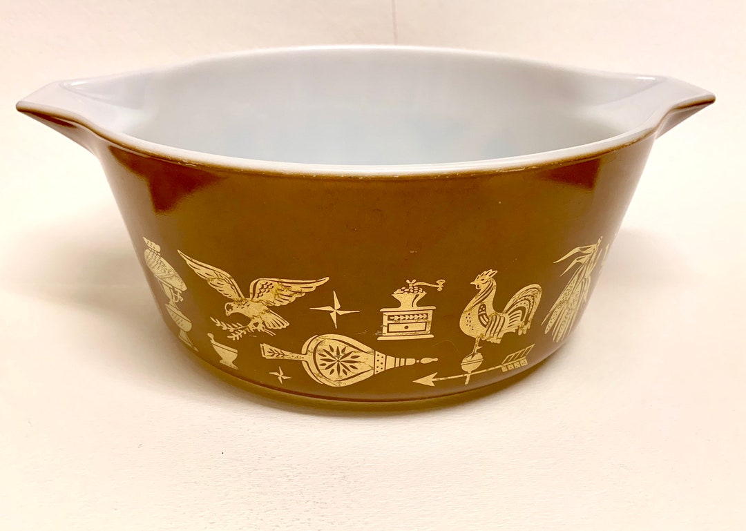 Vintage Early American Pyrex 475-B, Vintage Early American Pyrex ...