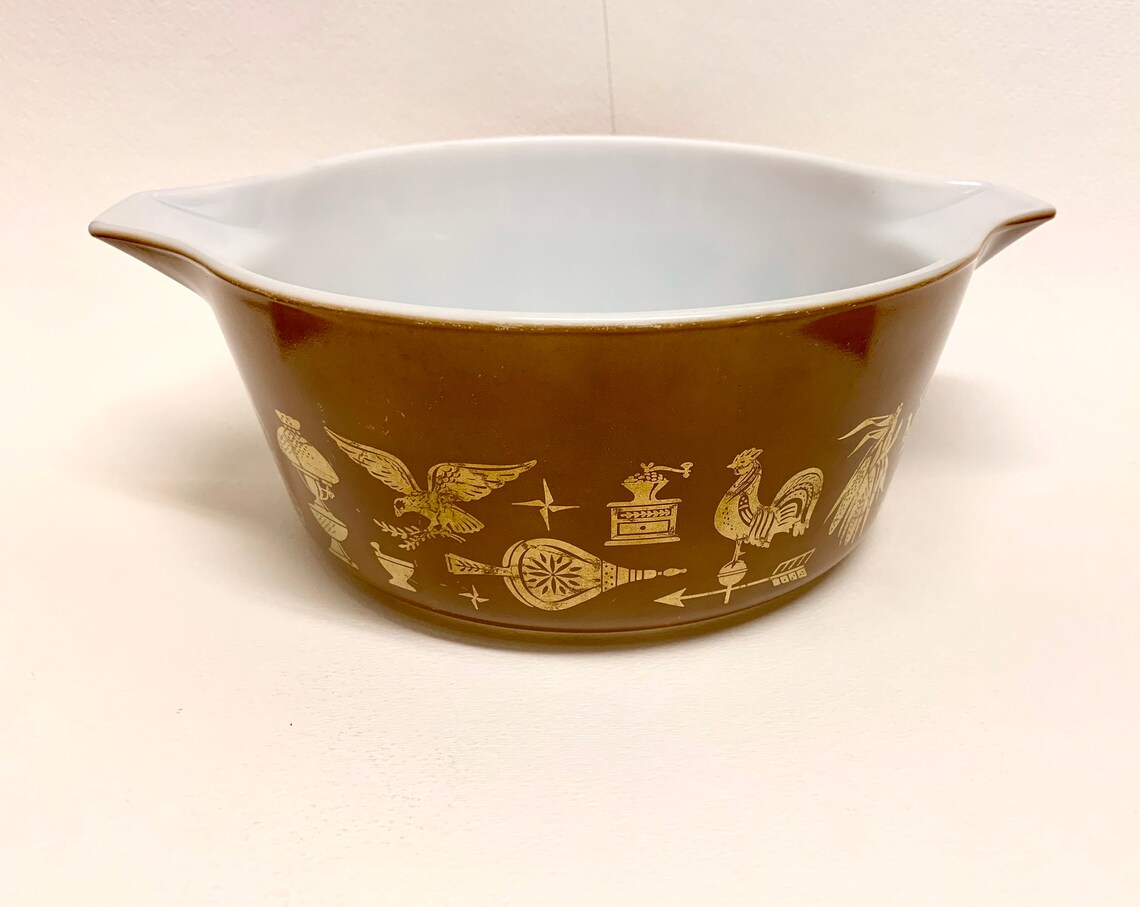 Vintage Early American Pyrex 475-B, Vintage Early American Pyrex ...