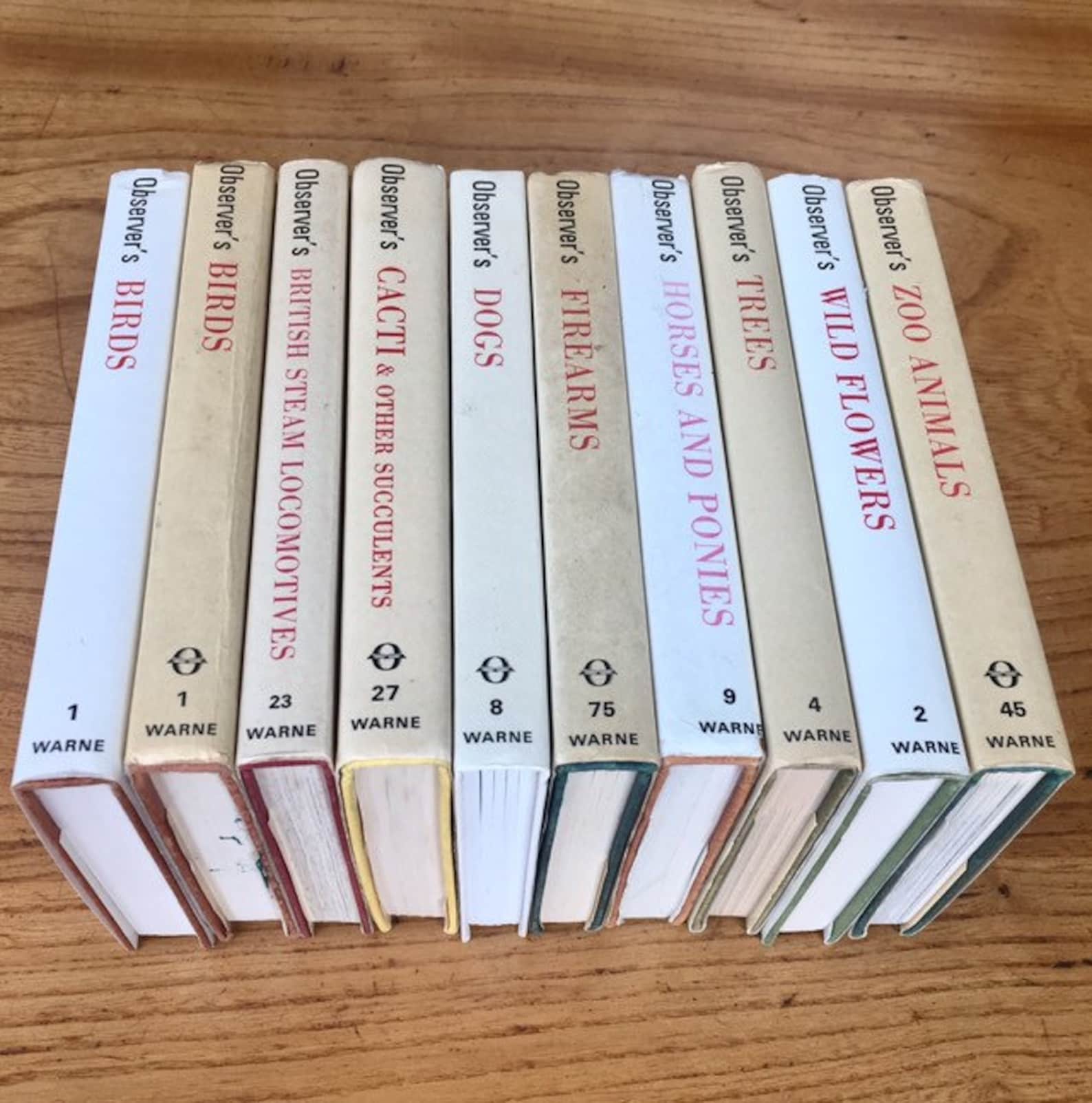 Assorted Vintage Observer's Books. Various Titles | Etsy