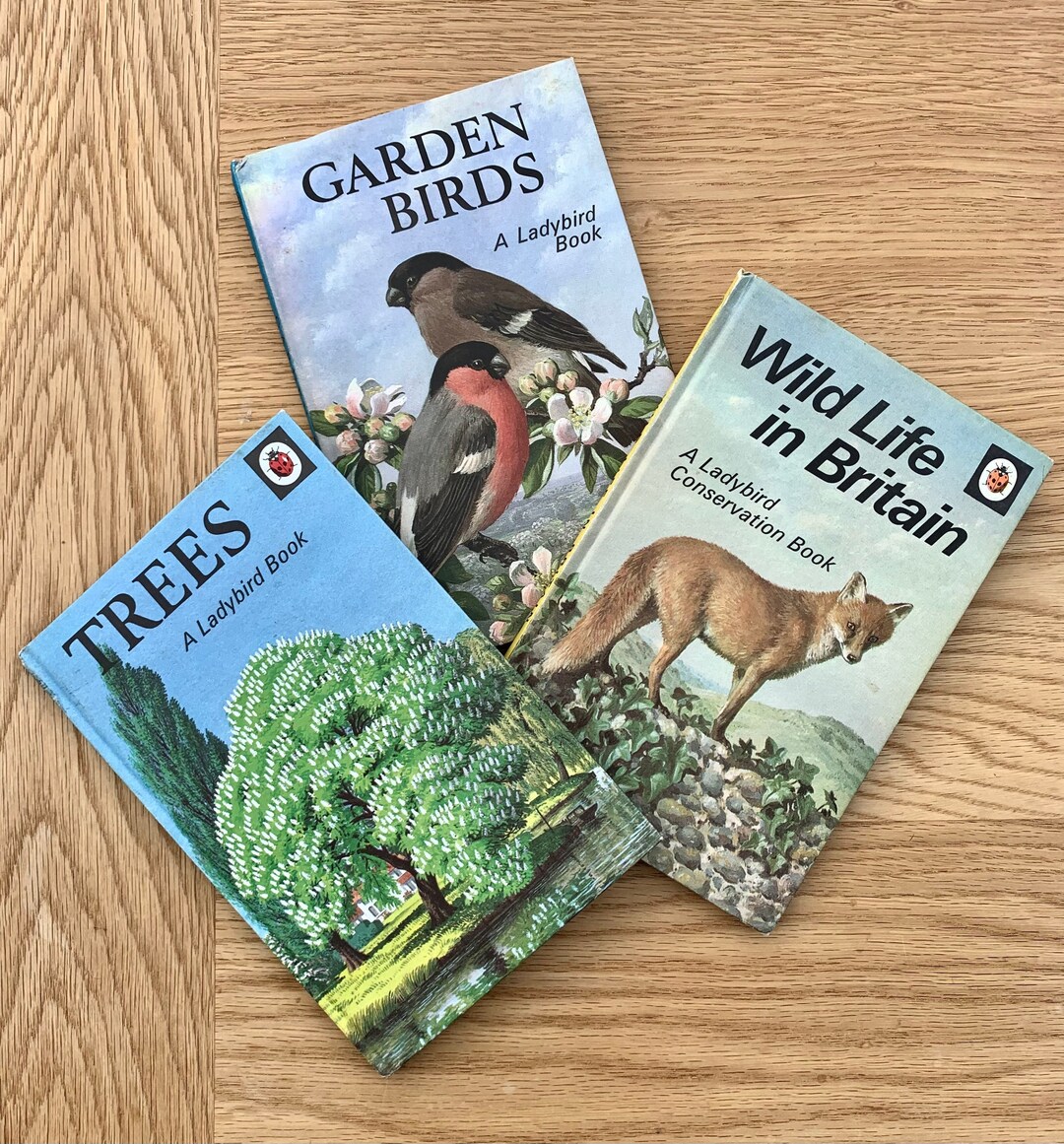 Set of Ladybird Nature Series Books - Wildlife in Britian, Garden Birds ...