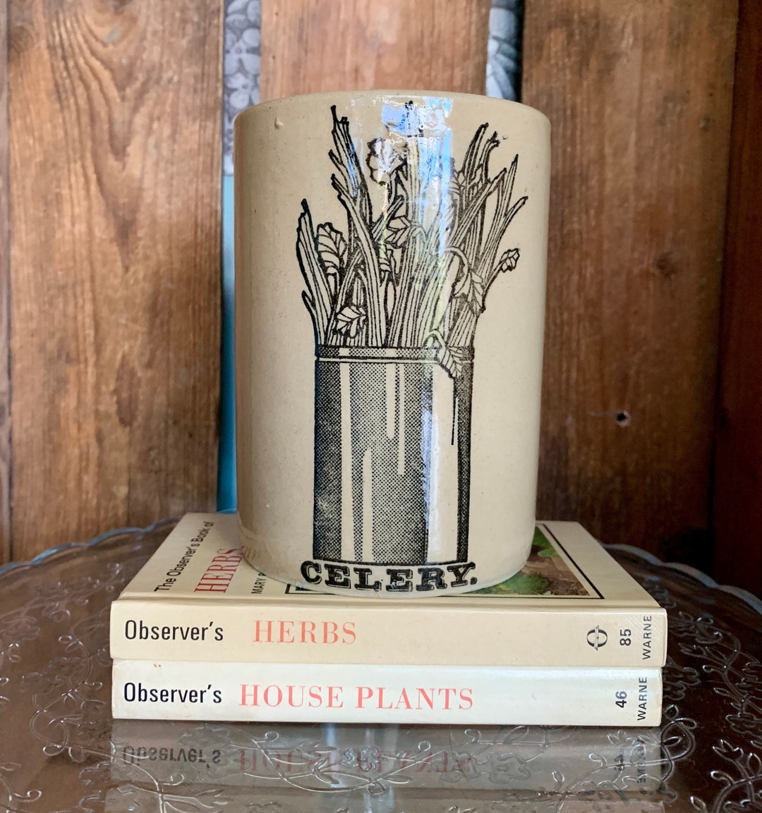 Vintage Stoneware Celery Pot. Made in England by Pearsons of - Etsy