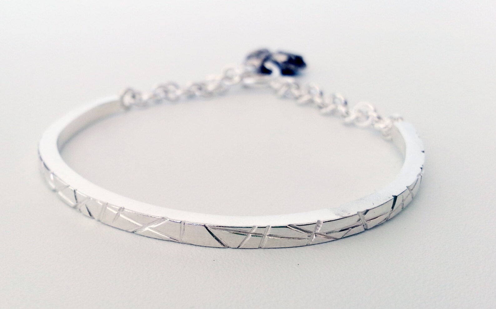 Handmade Sterling Silver Bracelet Simple and Modern Jewelry - Etsy Denmark