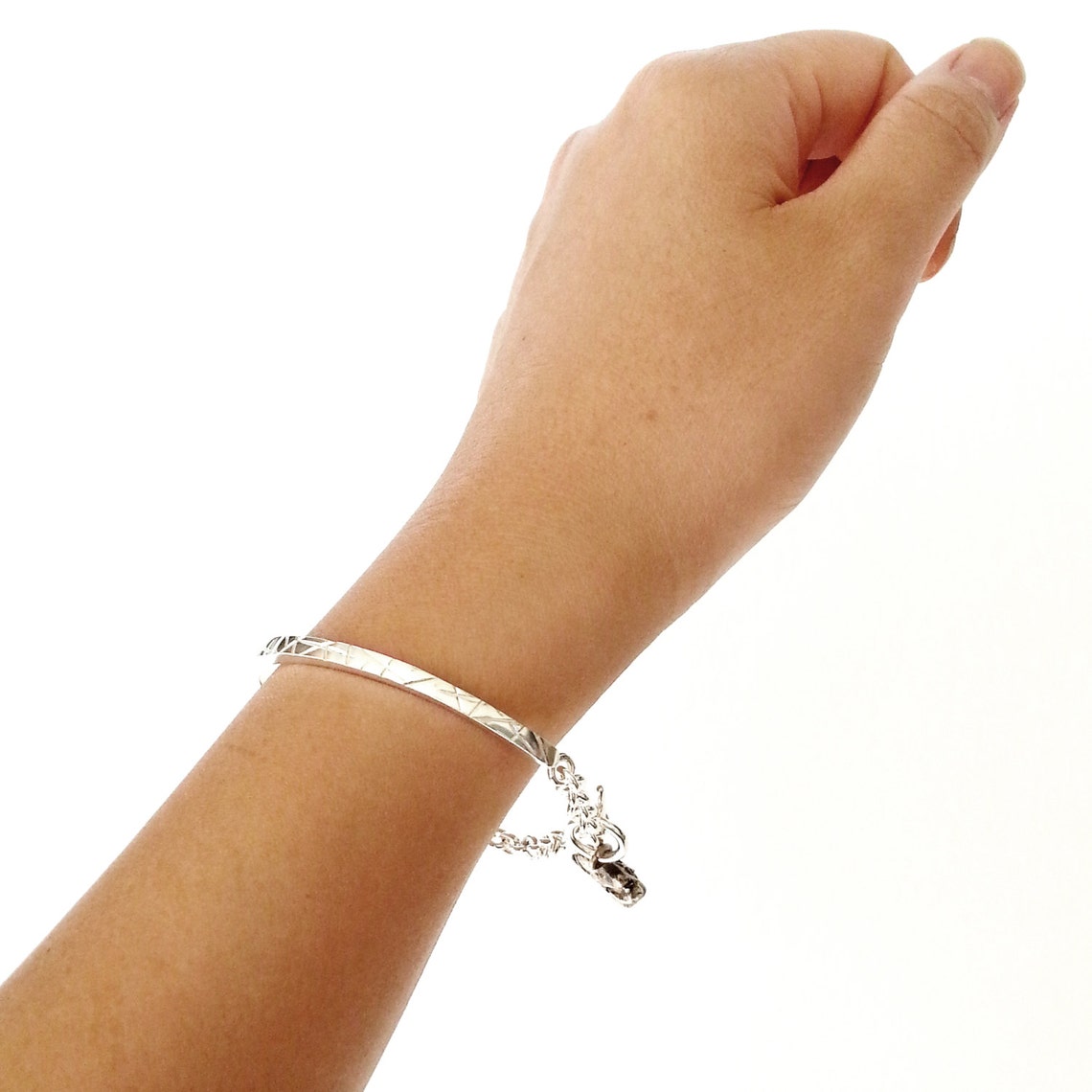 Handmade Sterling Silver Bracelet Simple and Modern Jewelry - Etsy Denmark