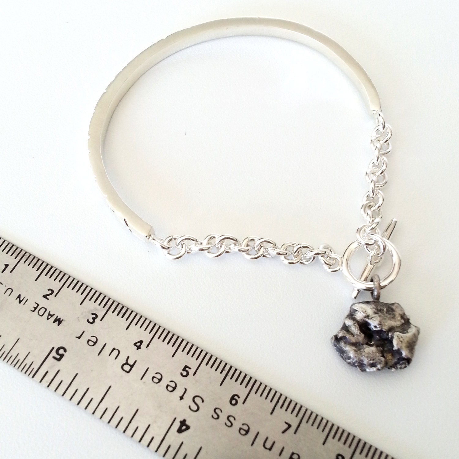 Handmade Sterling Silver Bracelet Simple and Modern Jewelry - Etsy Denmark