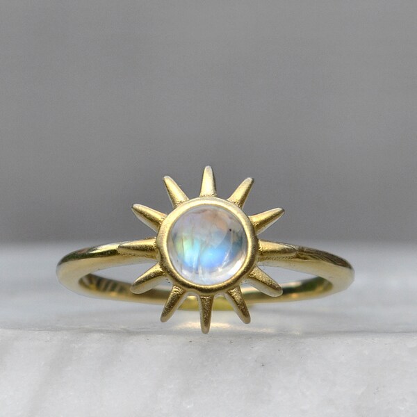 Sunburst Ring - Etsy