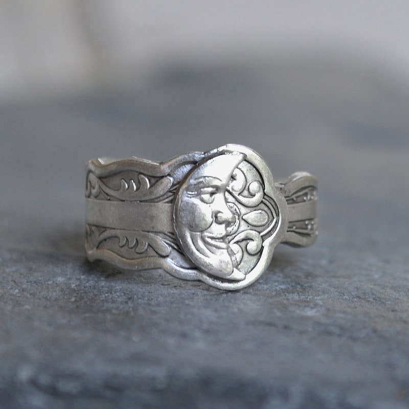 Silver Spoon Ring - Etsy