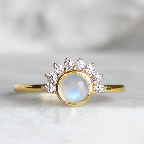 Moonstone Crown - Etsy