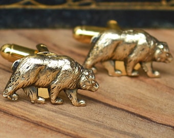 Bear Cufflinks - Etsy
