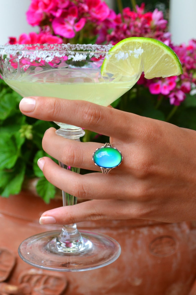 Mood Ring Mood Stone Jewelry Color Changing Boho Ring - Etsy