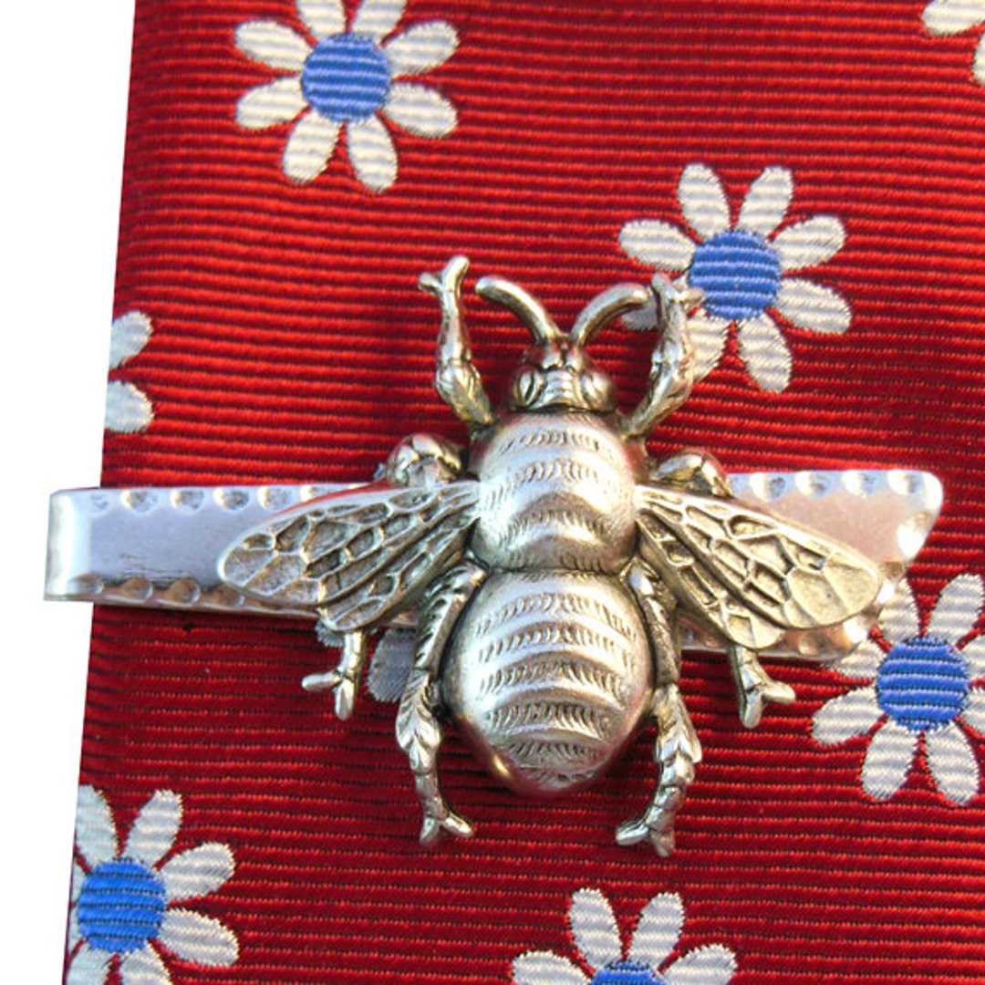 Bee Tie Clip, Bees Tie Bar - Etsy