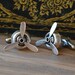 Propeller Cufflinks, Gifts for Pilot, Steampunk Cufflinks, Military ...
