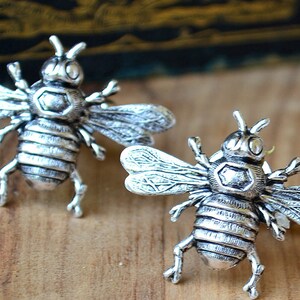 Bee Cufflinks, Bee Cuff Links, Silver Bee Cufflinks, Bee Boyfriend ...