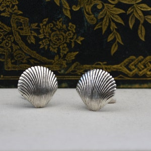 Seashell Cufflinks, Nautical Shell Cufflinks, Beach Cufflinks ...