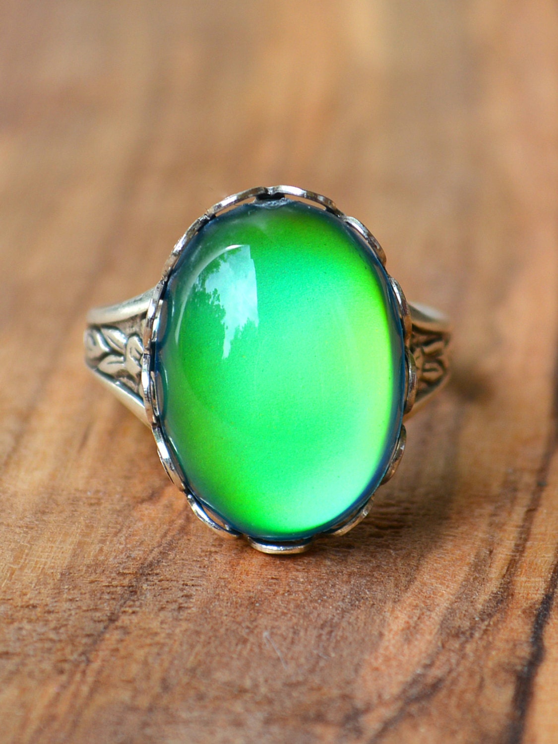 Mood Ring Color Changing Mood Stone Vintage Inspired Mood - Etsy