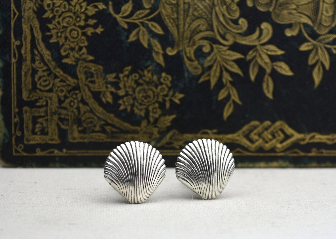 Seashell Cufflinks, Nautical Shell Cufflinks, Beach Cufflinks ...
