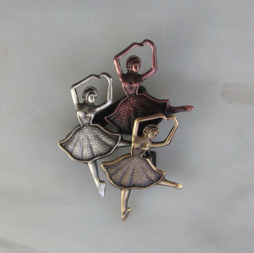 Ballerina Brooch- Ballet Jewelry- Ballerina Jewelry- Ballet Dancer- - Etsy