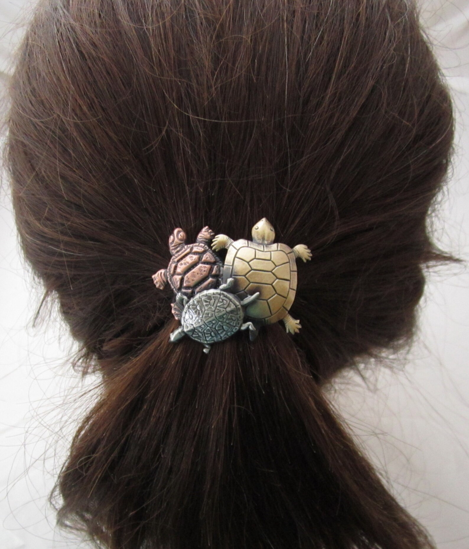 PONYTAIL and SCARF Holder Turtles- Hair Ties- Hair Accessory- Hair ...