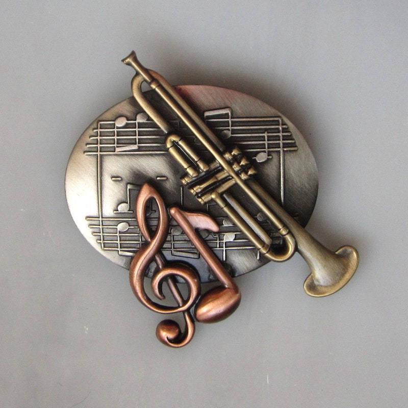 Trumpet Pin - Etsy