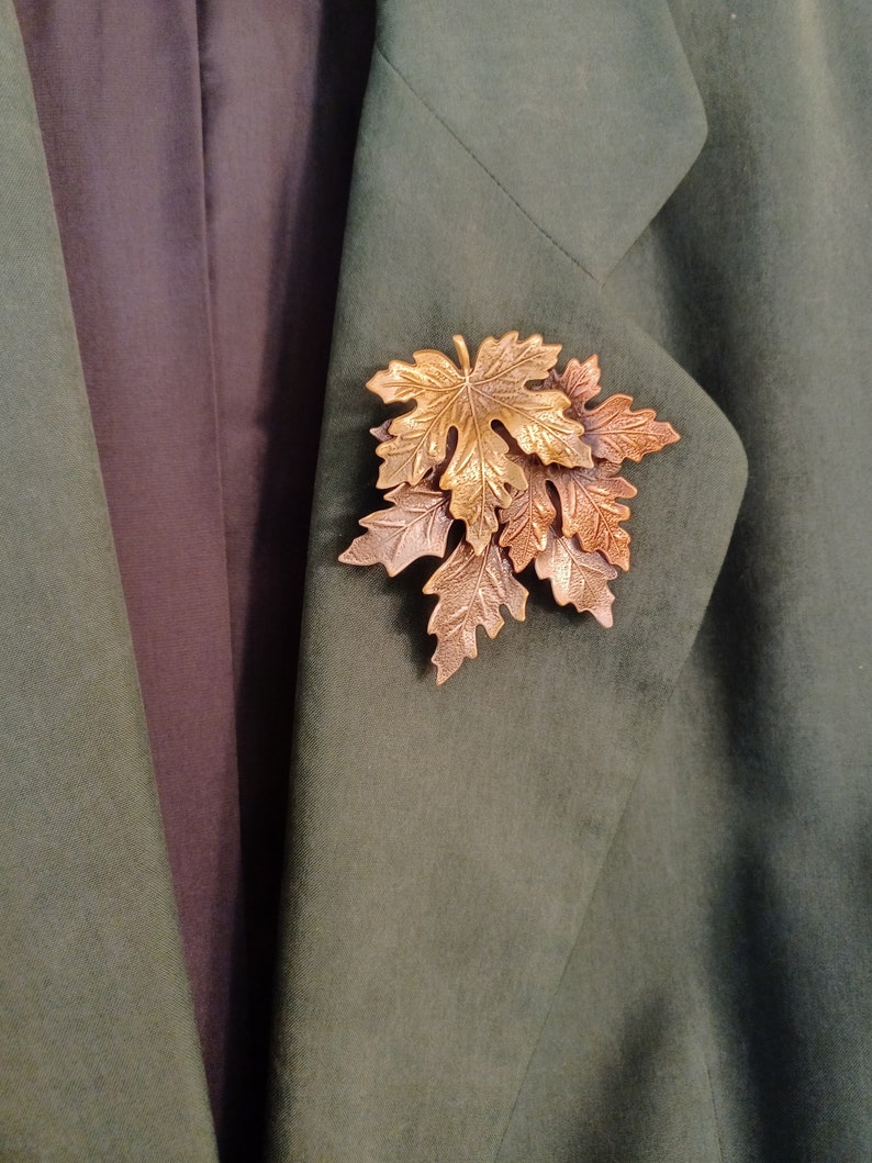 Maple Leaf Jewelry Maple Leaf Pin Maple Leaf Brooch Leaves - Etsy