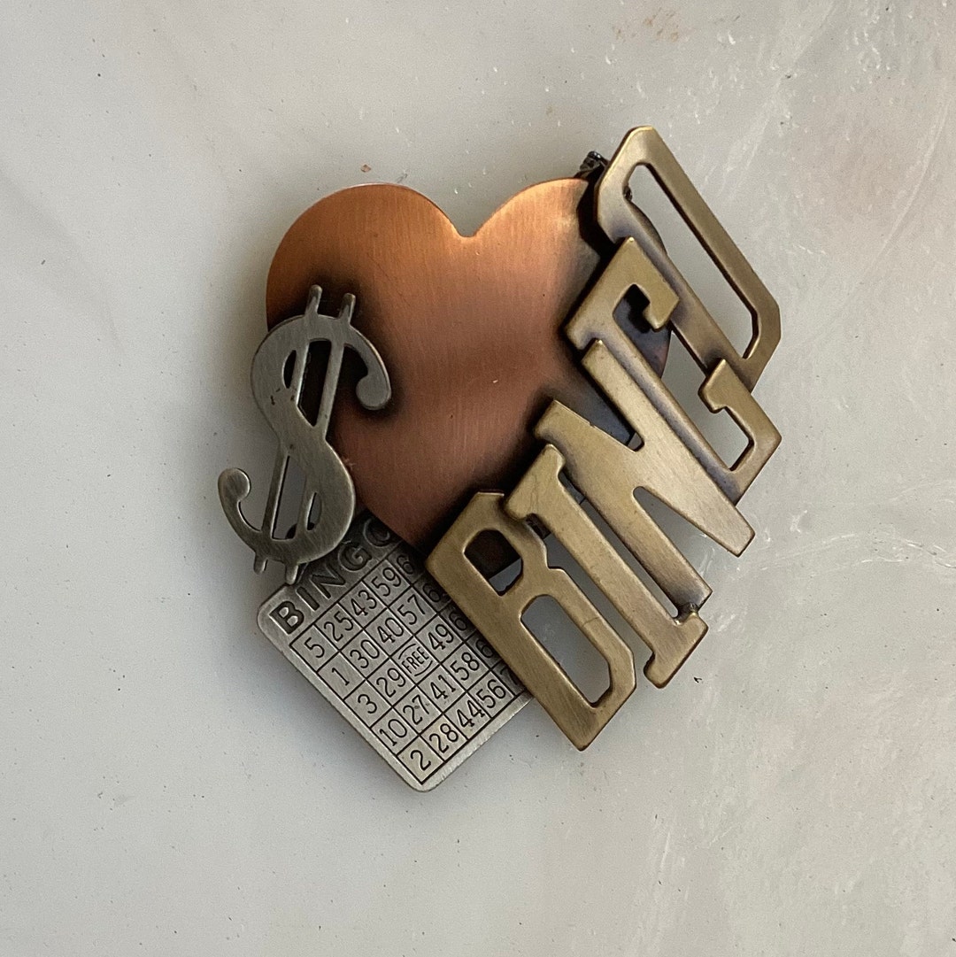 Bingo Brooch Bingo Pin Bingo Lingo Bingo Lover's Pin Gifts for Bingo ...