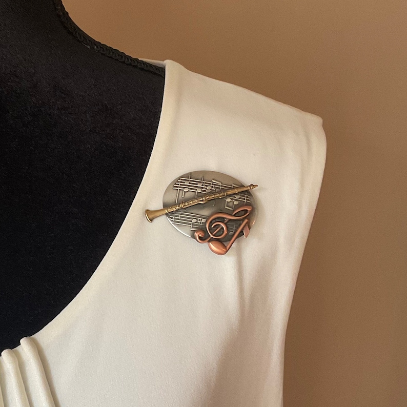 Clarinet Jewelry Brooch- Clarinet Jewelry- Clarinet Gift- Music Lovers ...