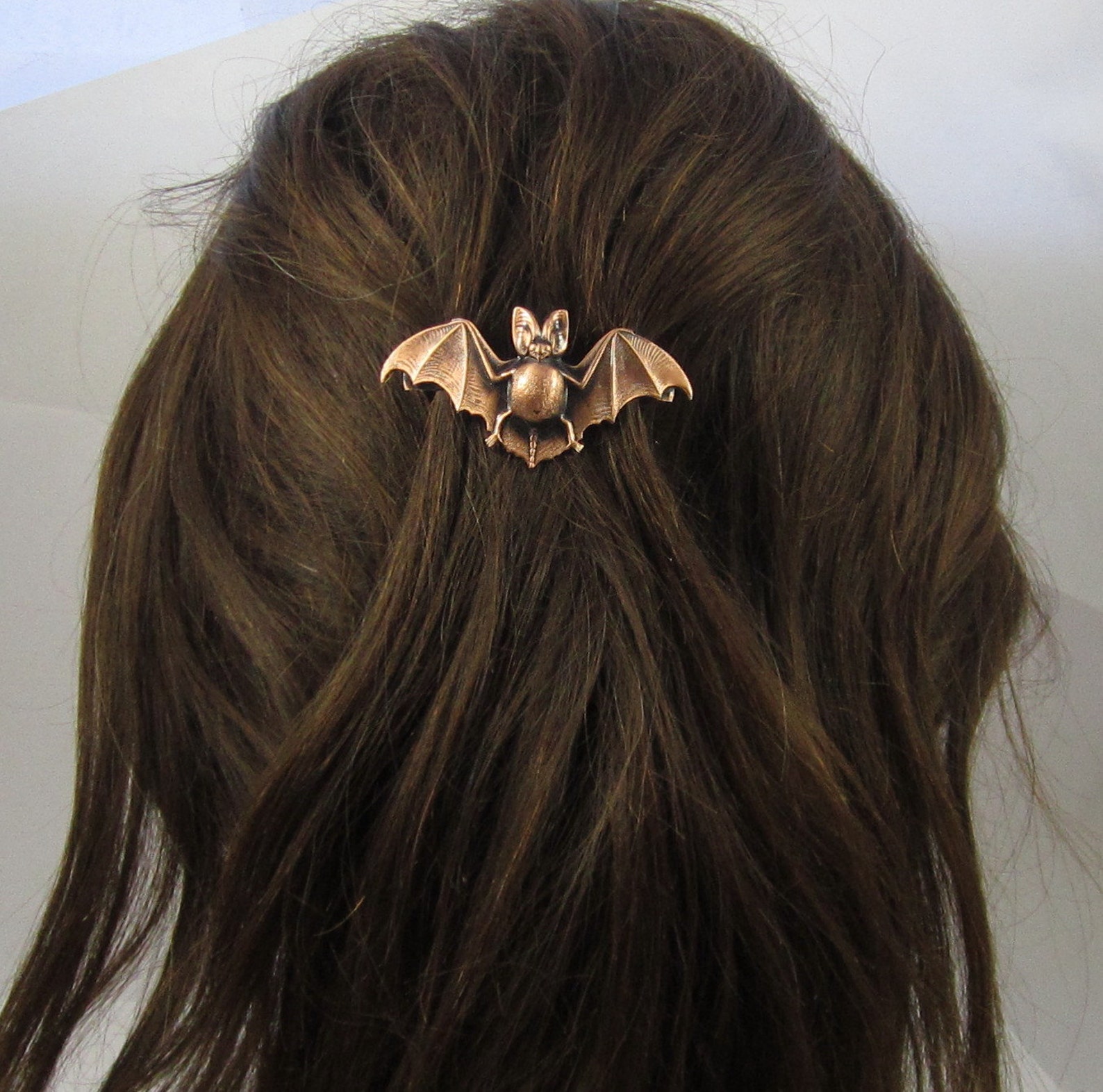 BAT FRENCH BARRETTE 60mm Genuine French Clip Barrettes for - Etsy