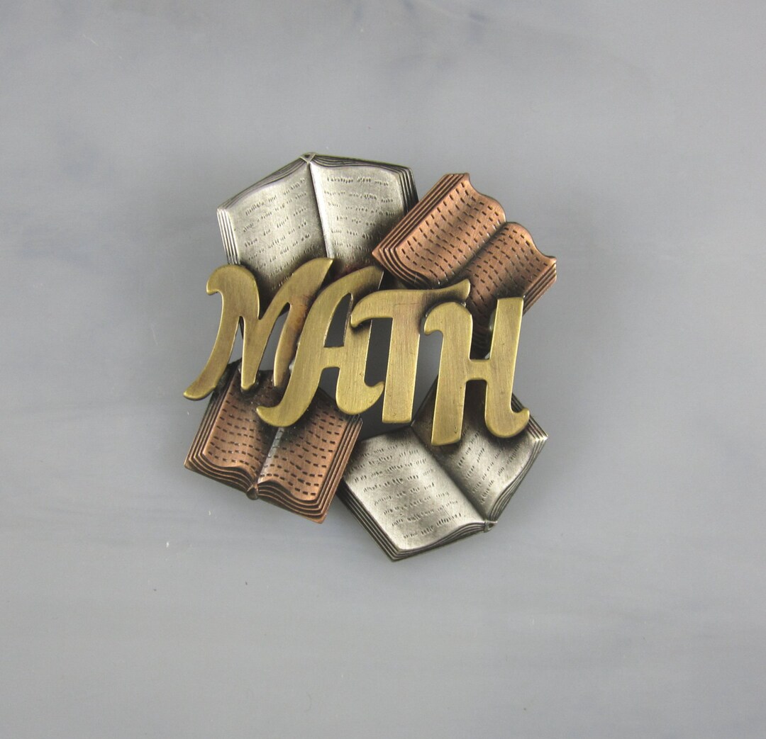 MATH Brooch - Etsy