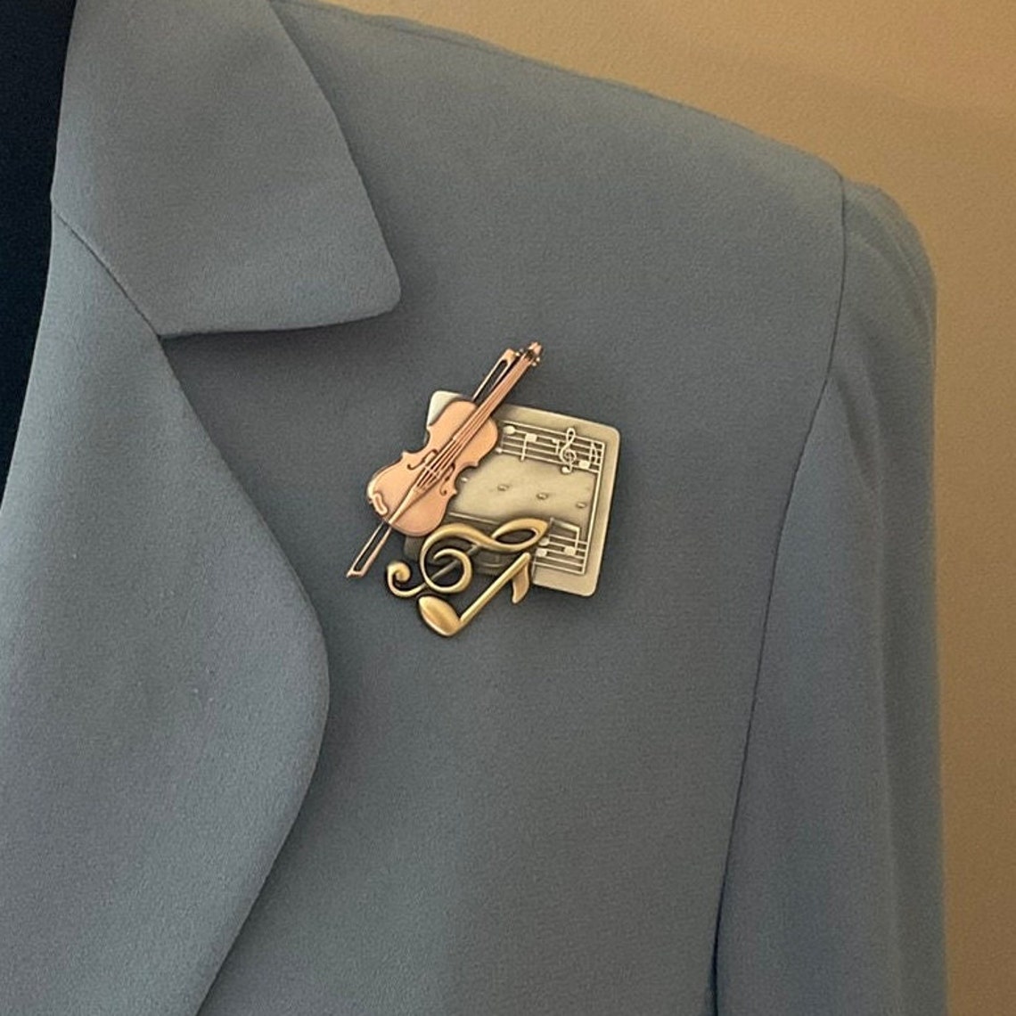 Violin Brooch- Violin Jewelry- Musicians Pin- Musicians Jewelry ...