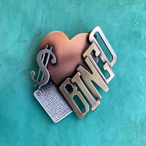 Bingo Brooch- Bingo Pin- Bingo Lingo- Bingo Lover's Pin- Gifts for ...