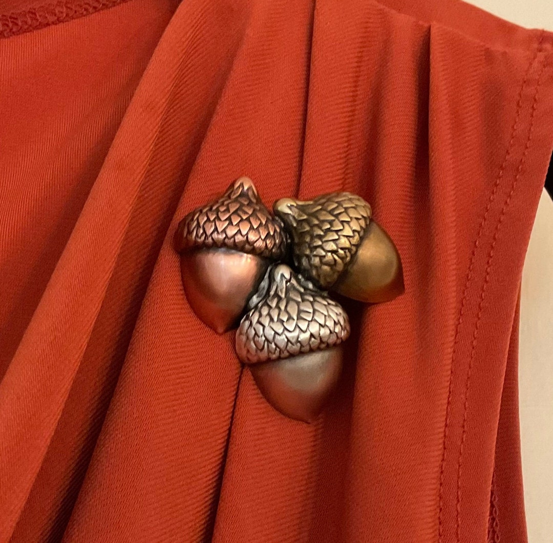 Acorn Pin Acorn Brooch Fall Jewelry Autumn Jewelry Fall - Etsy