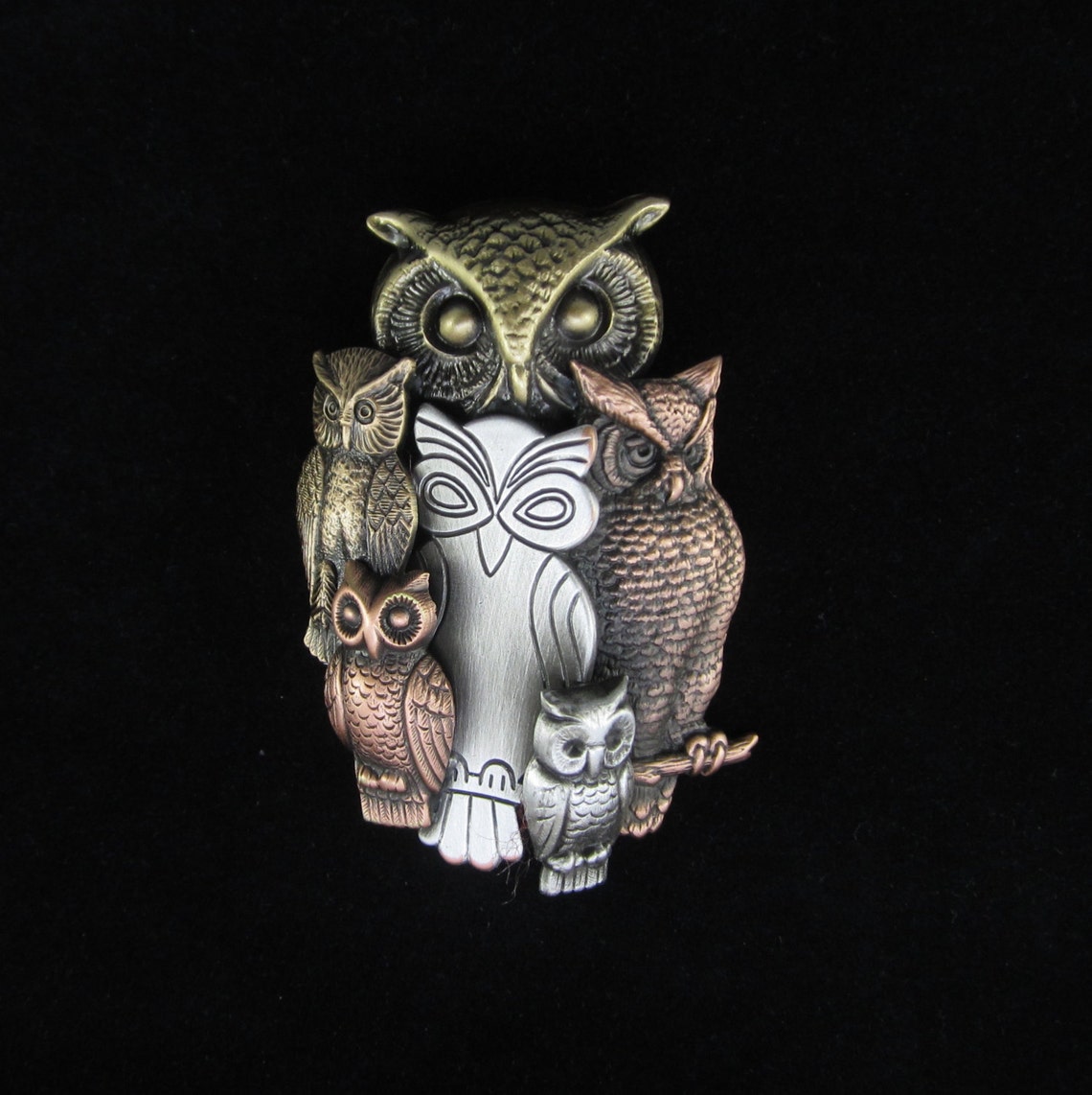 Owl Brooch Owl Jewelry Owl Pin Owls Hat Pins for Women - Etsy