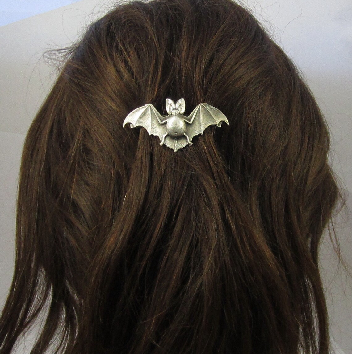 BAT FRENCH BARRETTE 60mm Genuine French Clip Barrettes for - Etsy