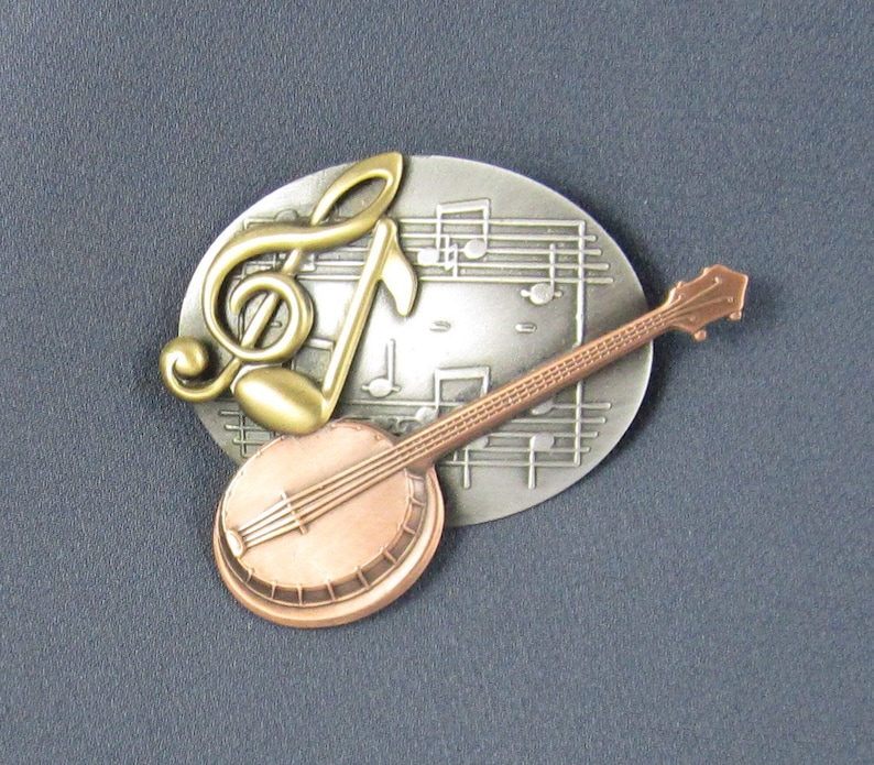 Banjo Brooch Banjo Jewelry Banjo Pin Banjo Gift Music | Etsy