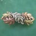 LEAVES FRENCH BARRETTE 80mm- Thick Hair Barrette- Leaf Barrette- Fall ...