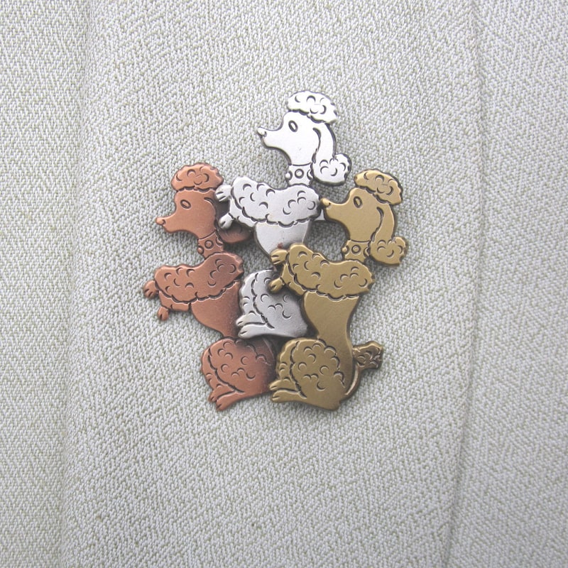 Poodle Brooch - Etsy